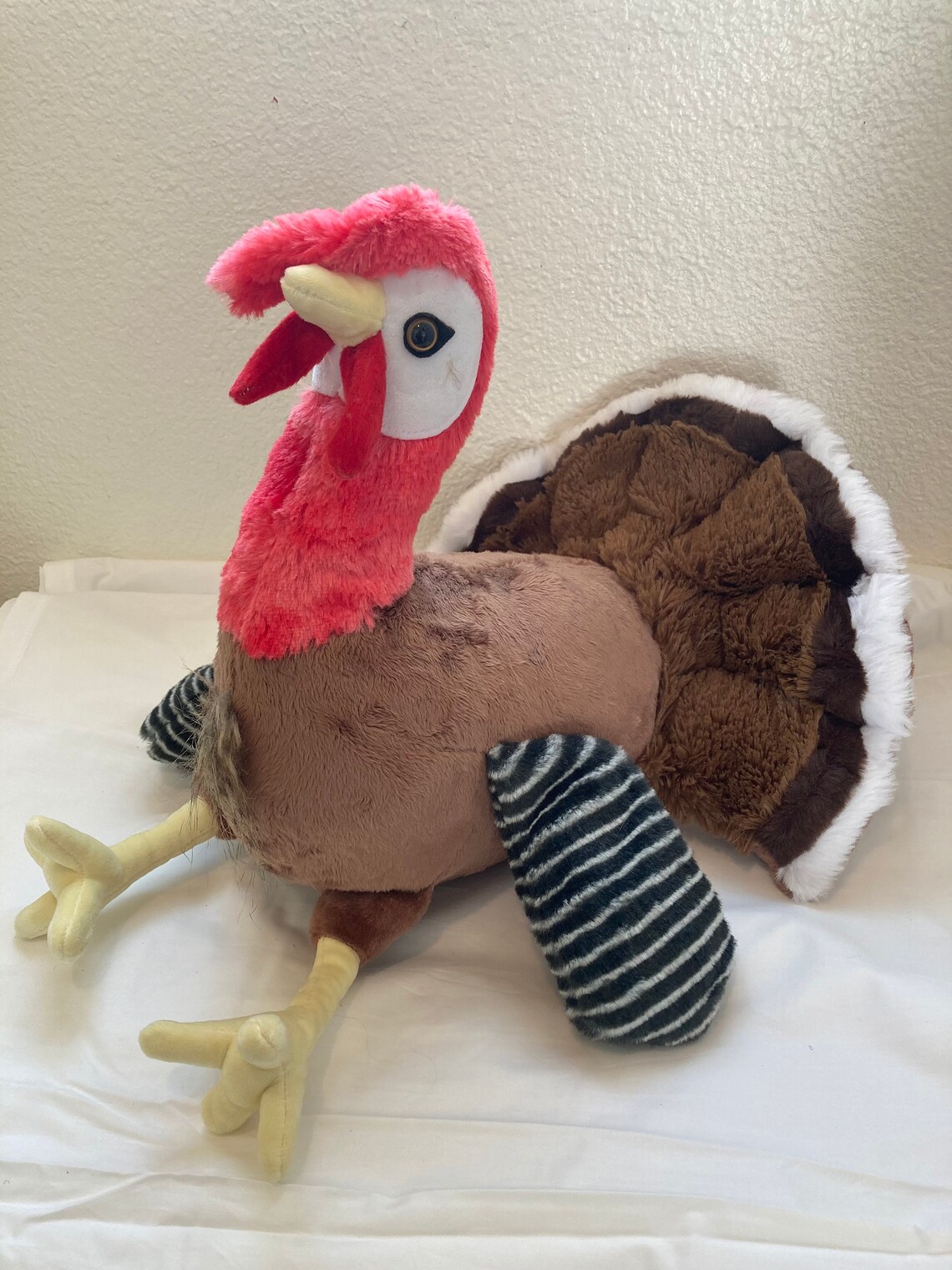 15" Turkey Plush - Realistic Stuffed Farm Animal Toy - Etsy