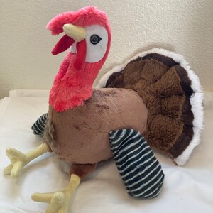 15" Turkey Plush - Realistic Stuffed Farm Animal Toy - Etsy