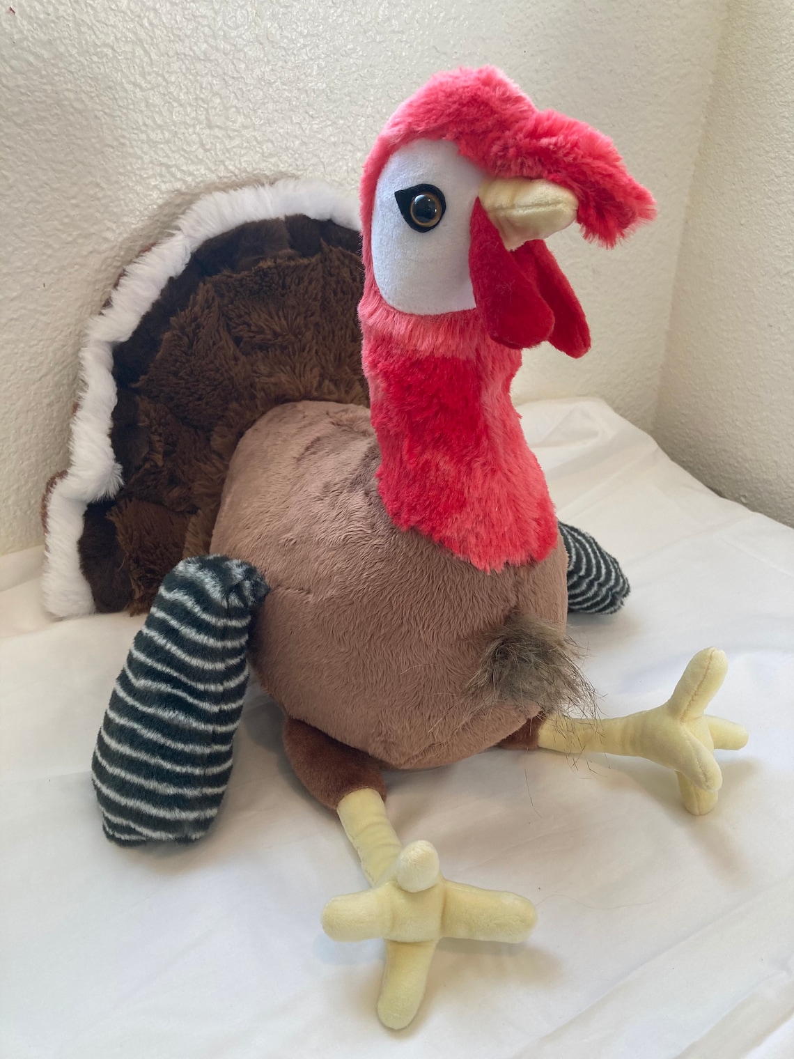 15" Turkey Plush - Realistic Stuffed Farm Animal Toy - Etsy