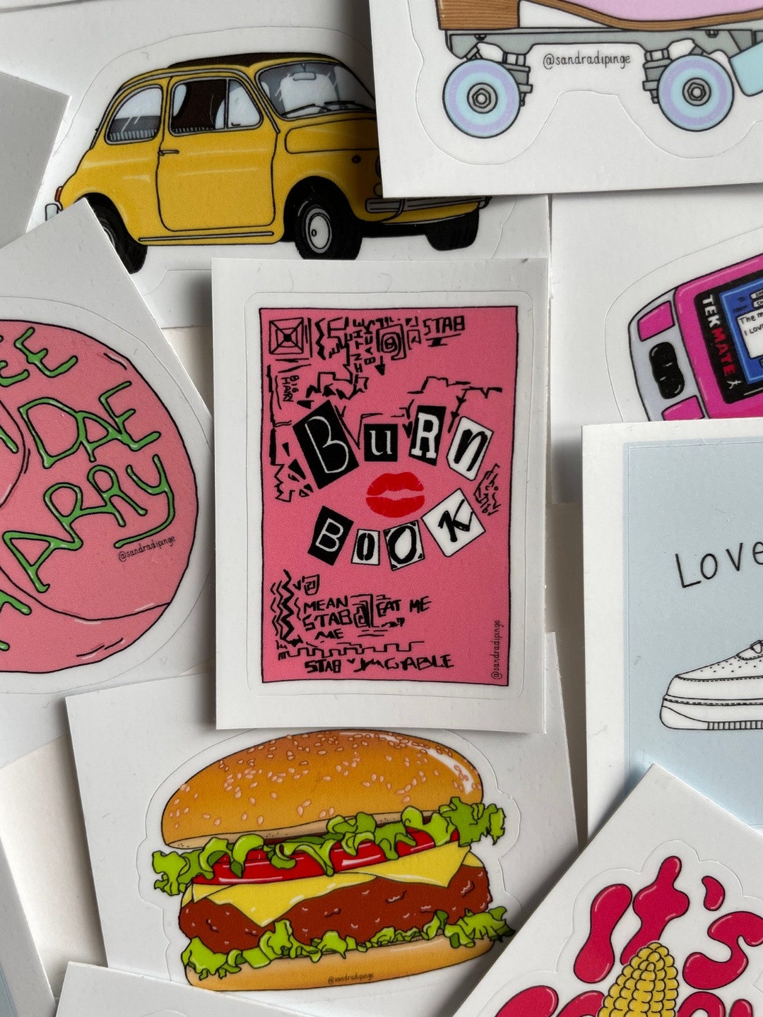 Burn Book Sticker - Etsy