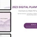 Digital Planner 2022 2023 2024 Fillable and Printable PDF Planner - Etsy