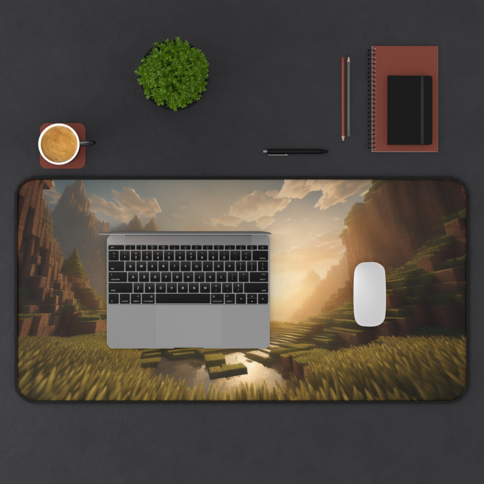 Minecraft Gaming Mat Video Game Gamer Desk Mat Mousepad Mouse Pad Gamer ...