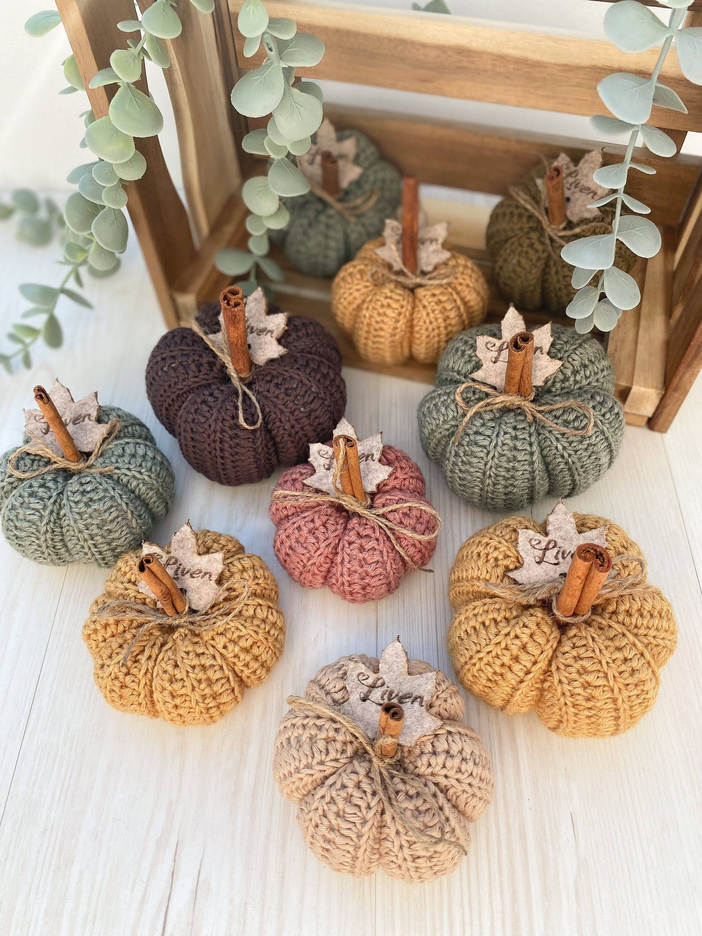 Crochet Fall Pumpkin Pattern PDF 3 Sizes Included. - Etsy