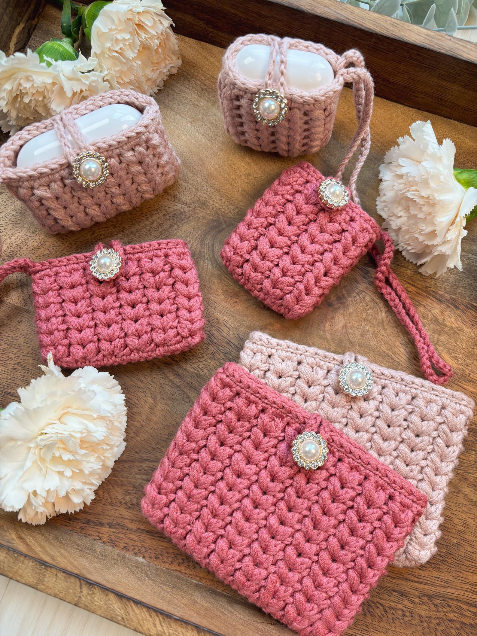 Airpods Cover and Mini Pouch - PDF Crochet Pattern for Download - Etsy