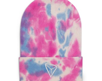 Synth Waveform Tie-dye Beanie Synthesizer Skull Cap Woolie - Etsy