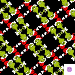 Christmas Digital Paper, the Grinch Clipart, Christmas Decor,christmas ...