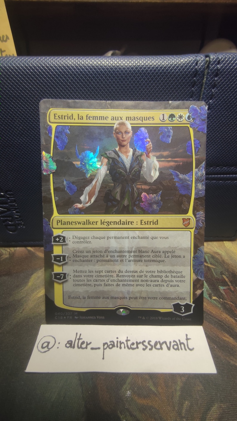 Estrid the Masked Altered Extended Art MTG Commander EDH - Etsy
