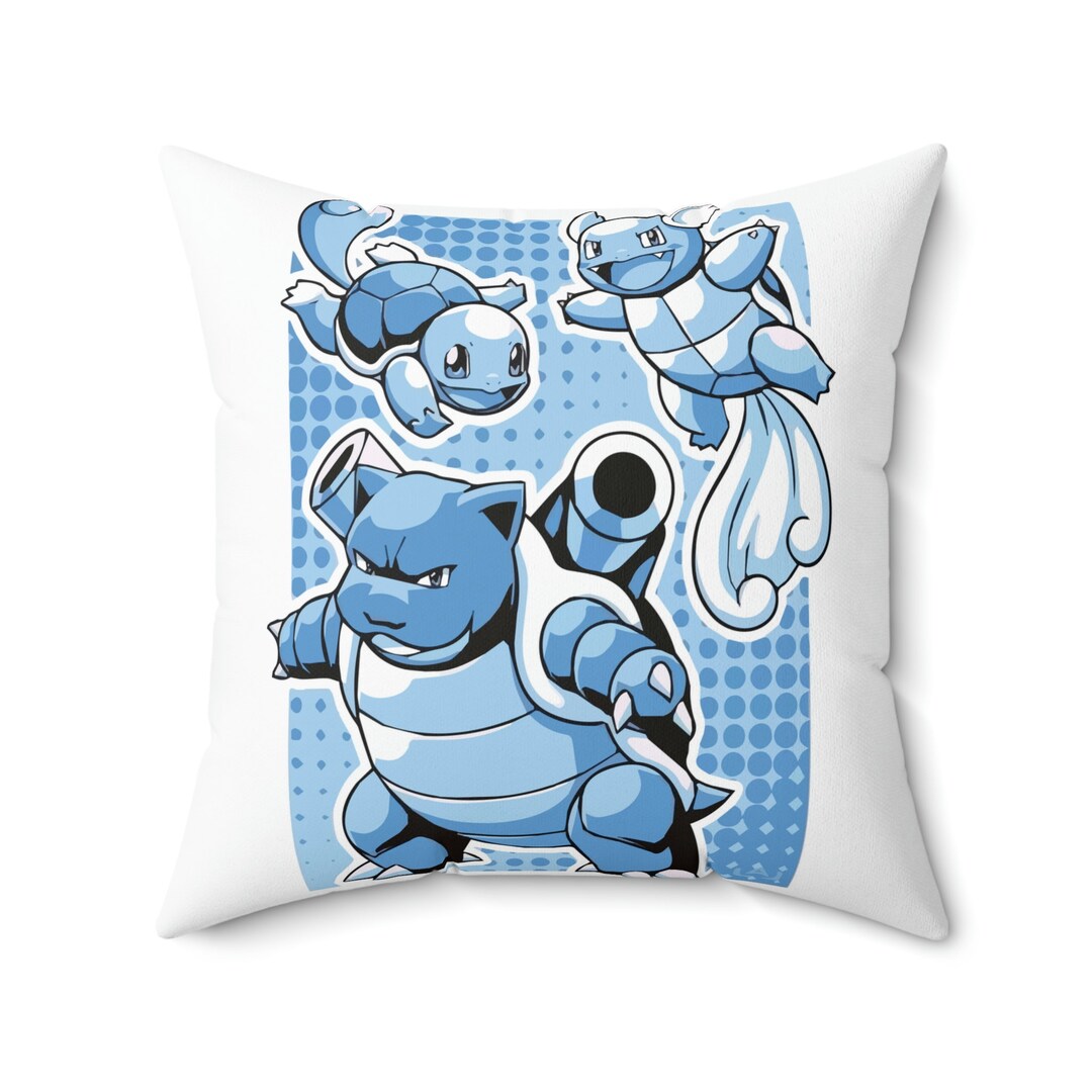 Squirtle Pillow Squirtle Accesories, Squirtle Home Decoration, Squirtle ...