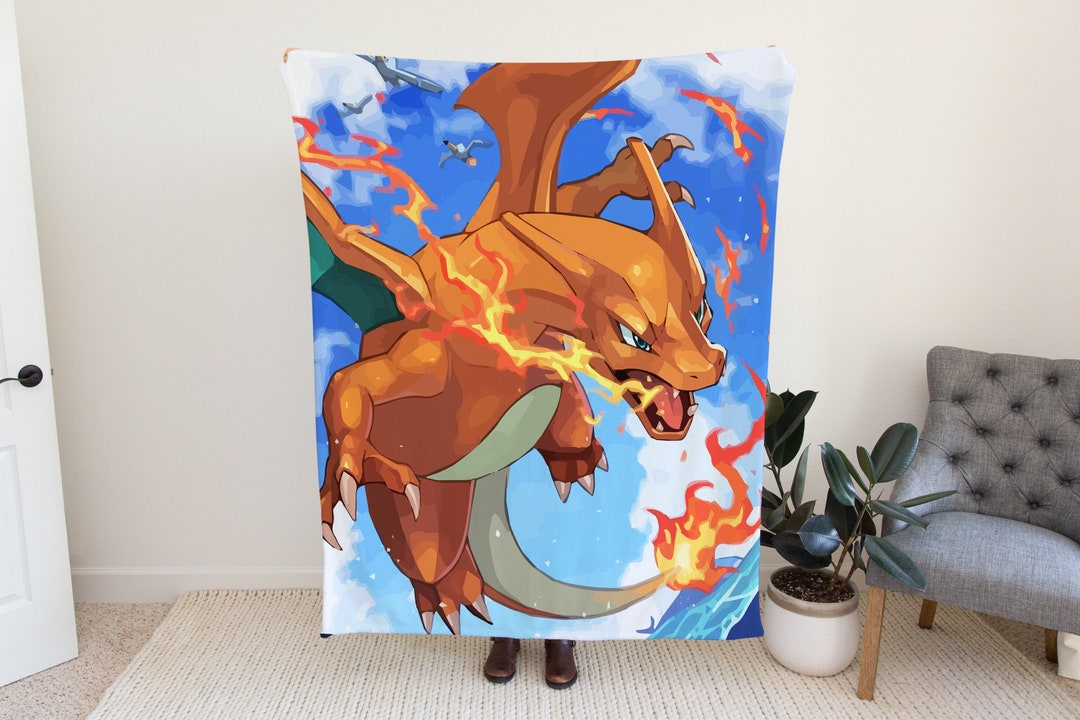 Charizard Blankets - Charizard Gift, Charizard Push Blanket & Charizard ...