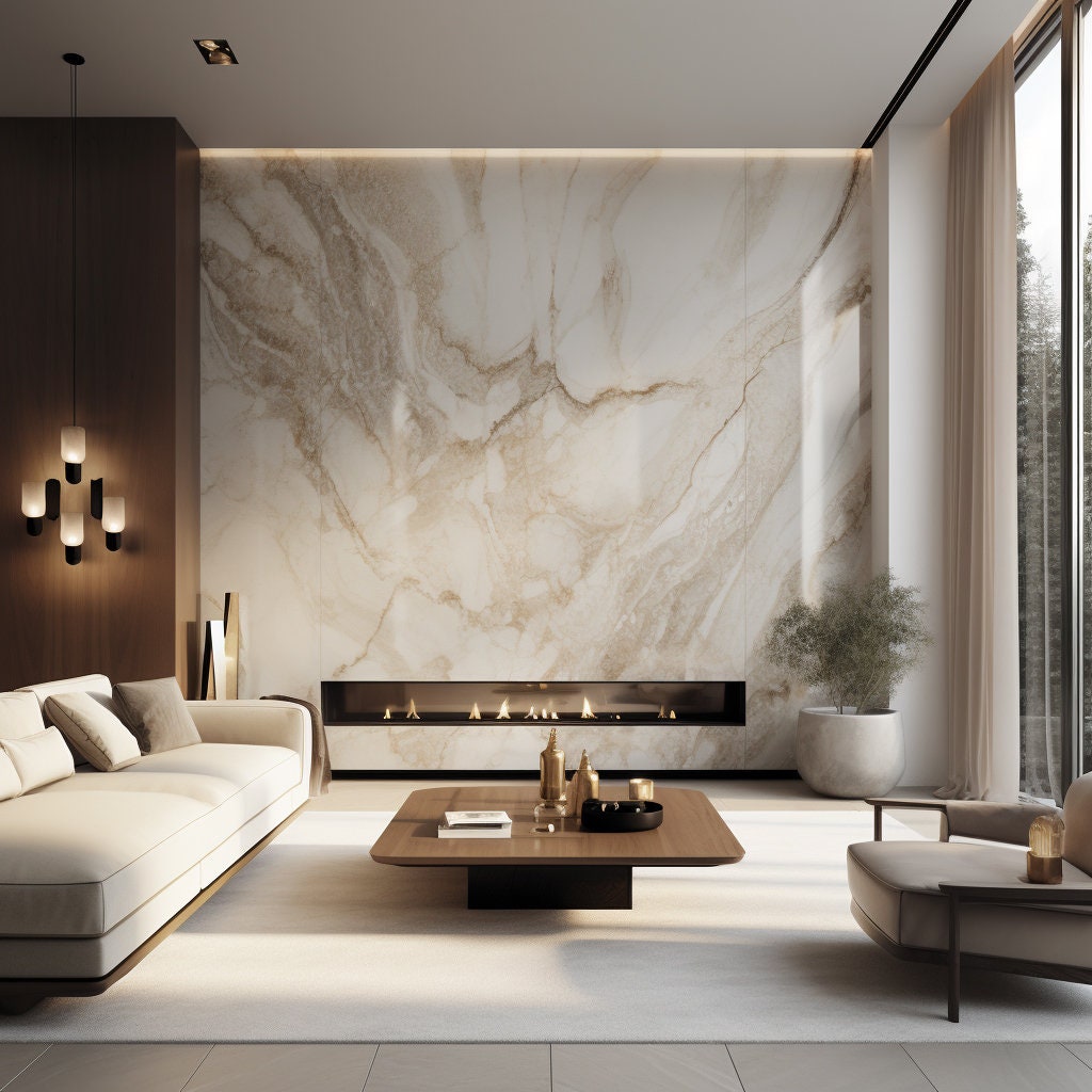 Carrara Superiore Marble Accent Wall. Tailor Made Artwork Panels From ...
