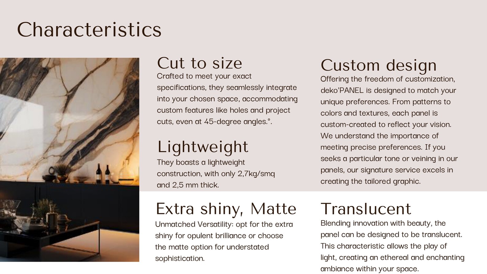 Backlit Quartzite Artworks Walls, Lighting and Creative Marble Design ...