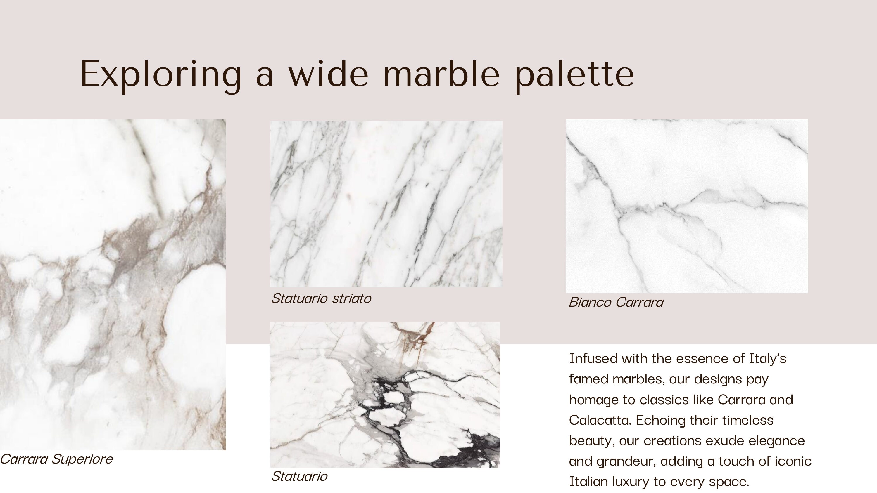 Curved Walls With Marble Seamlessly: Flexible Marble Effect Panels for ...