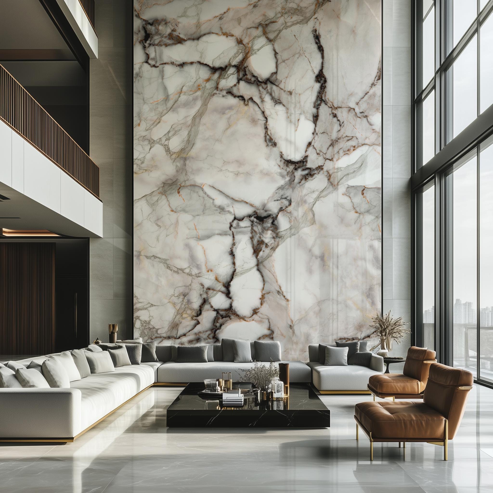 Feature Wall Panels – Calacatta Majestic Marble Design | Tailor-made ...