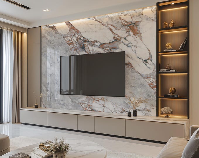 Custom 3D TV & Wall Unit Designs – Creative Wooden Console Ideas for ...