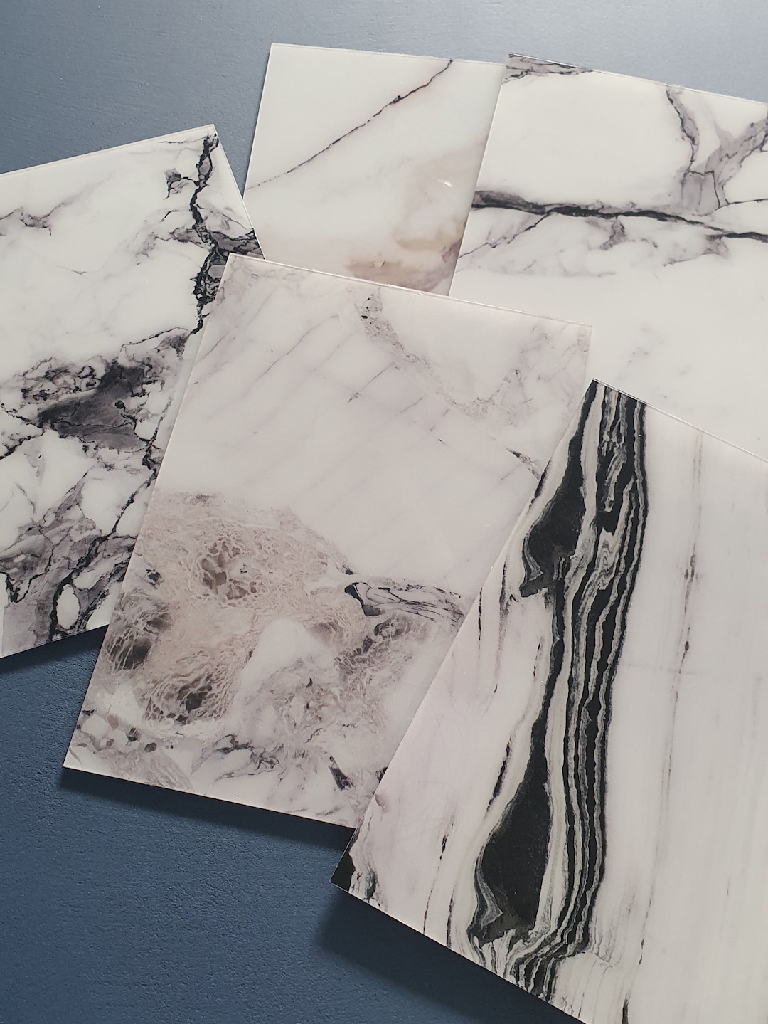 SAMPLE: Super Glossy Decorative Wall Slabs, in Customized Synthetic ...