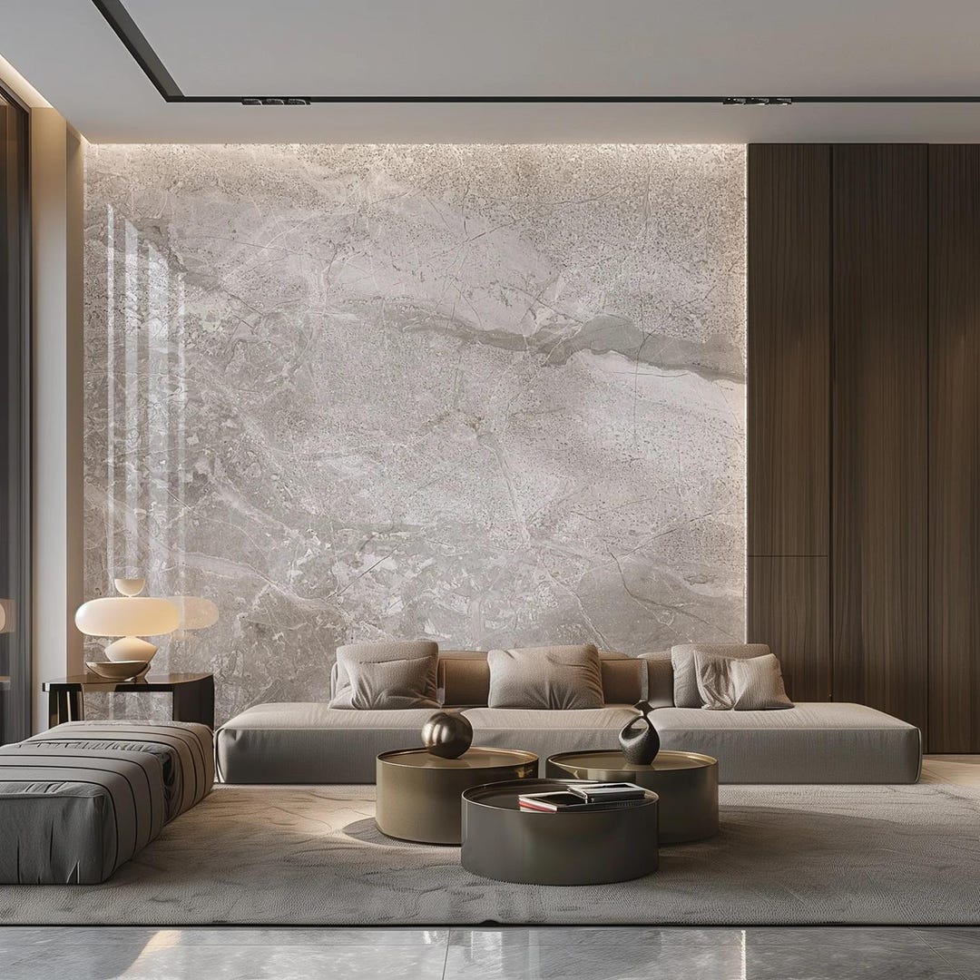 Marble Accent Wall Panels Grey Stone. Personalised Made in Italy ...