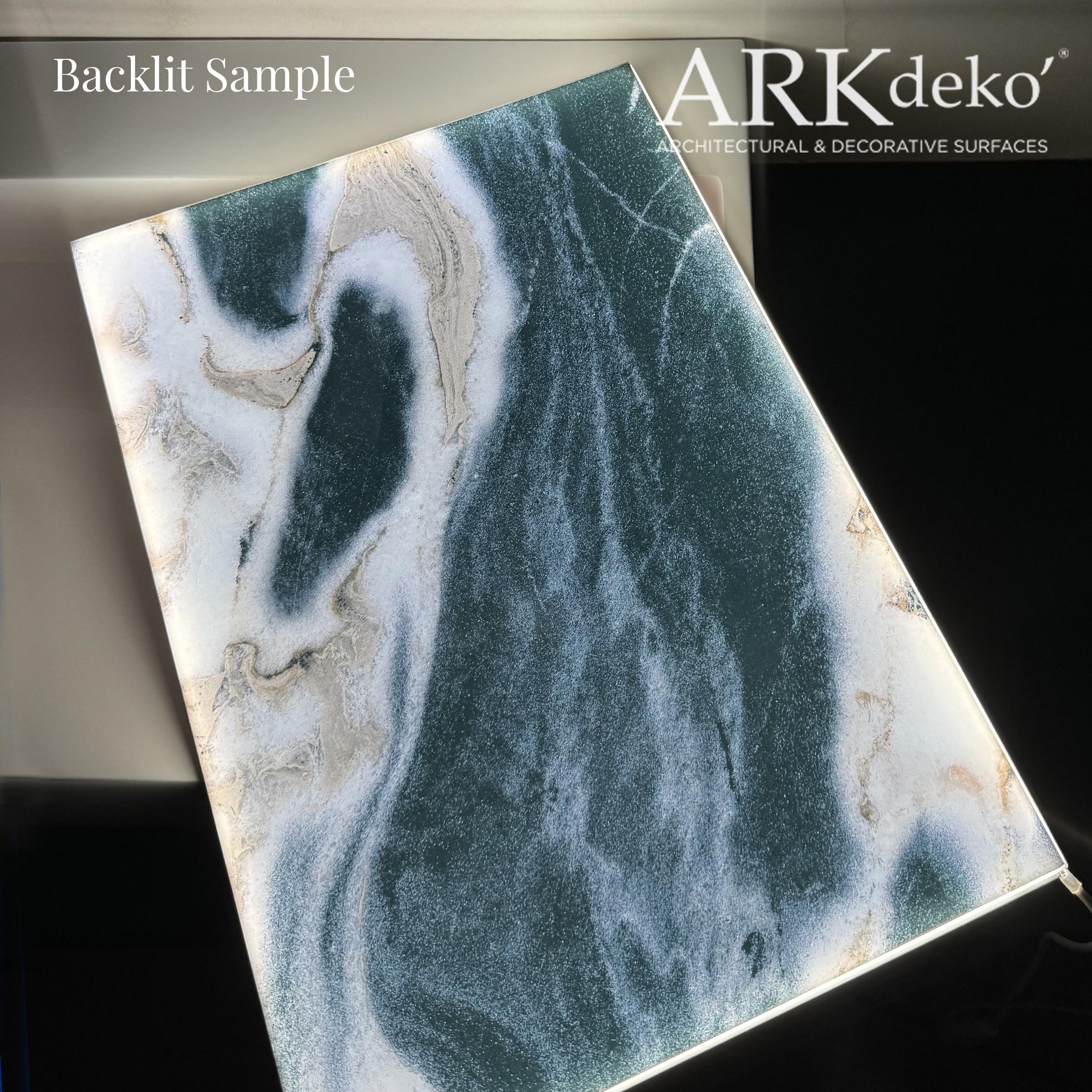 SAMPLE: Backlit Quartzite Artworks Panel, Lighting and Creative Marble ...