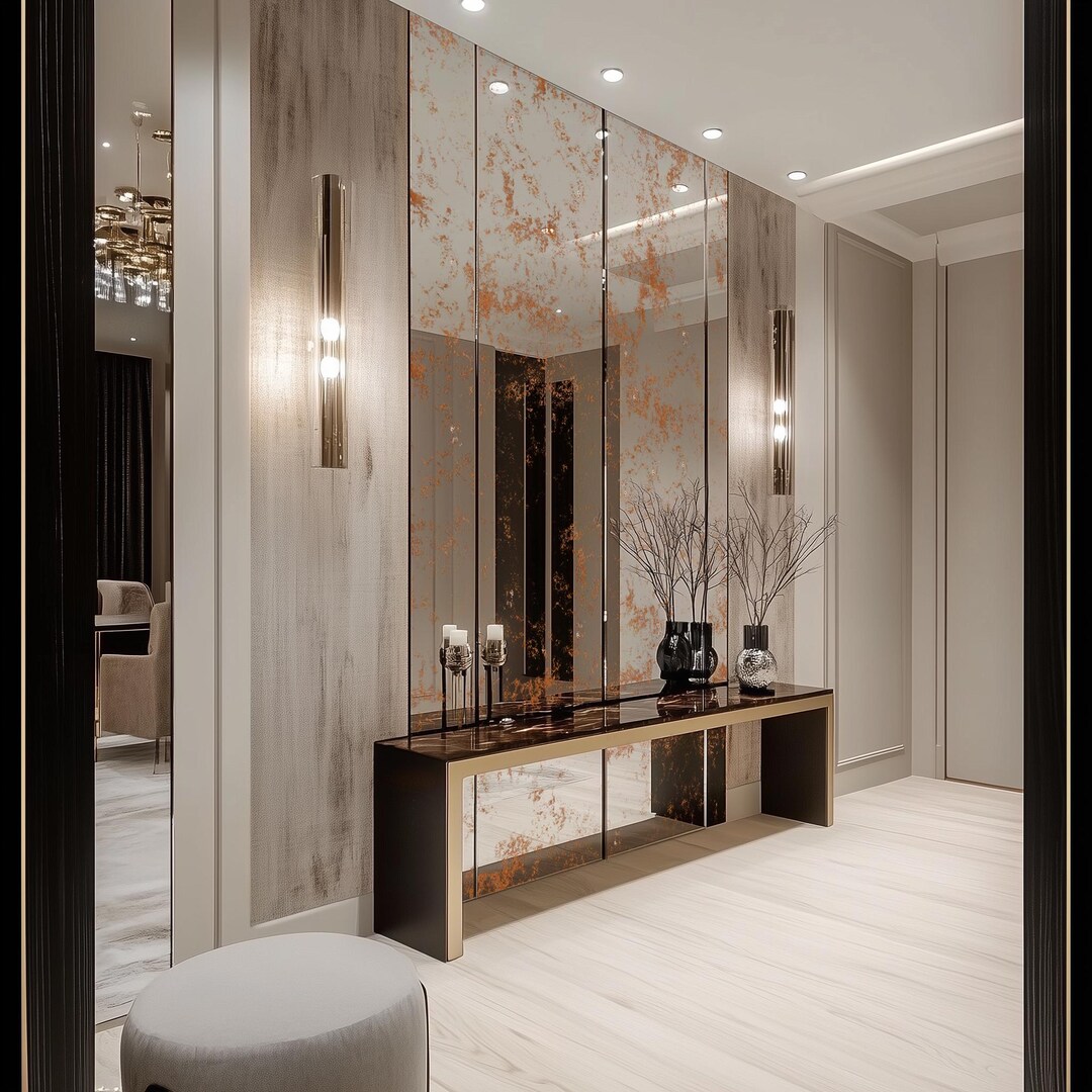 Antique Mirror Panels for Feature Walls Model Cheyenne, Made in Italy ...