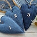 Denim Heart, Embroidery Denim Heart, Valentine's Day Gift, Love Gift ...