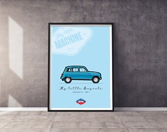 Renault 4l Poster - Etsy