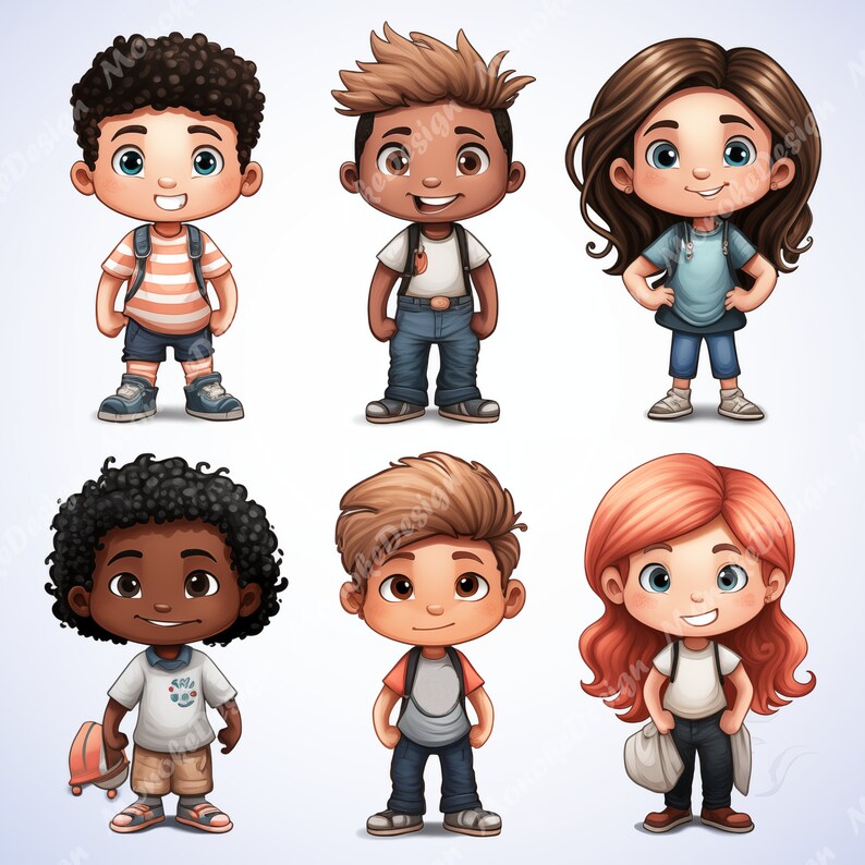 Kids PNG, Kids Clipart, Children Clipart, Boy and Girl Clipart ...