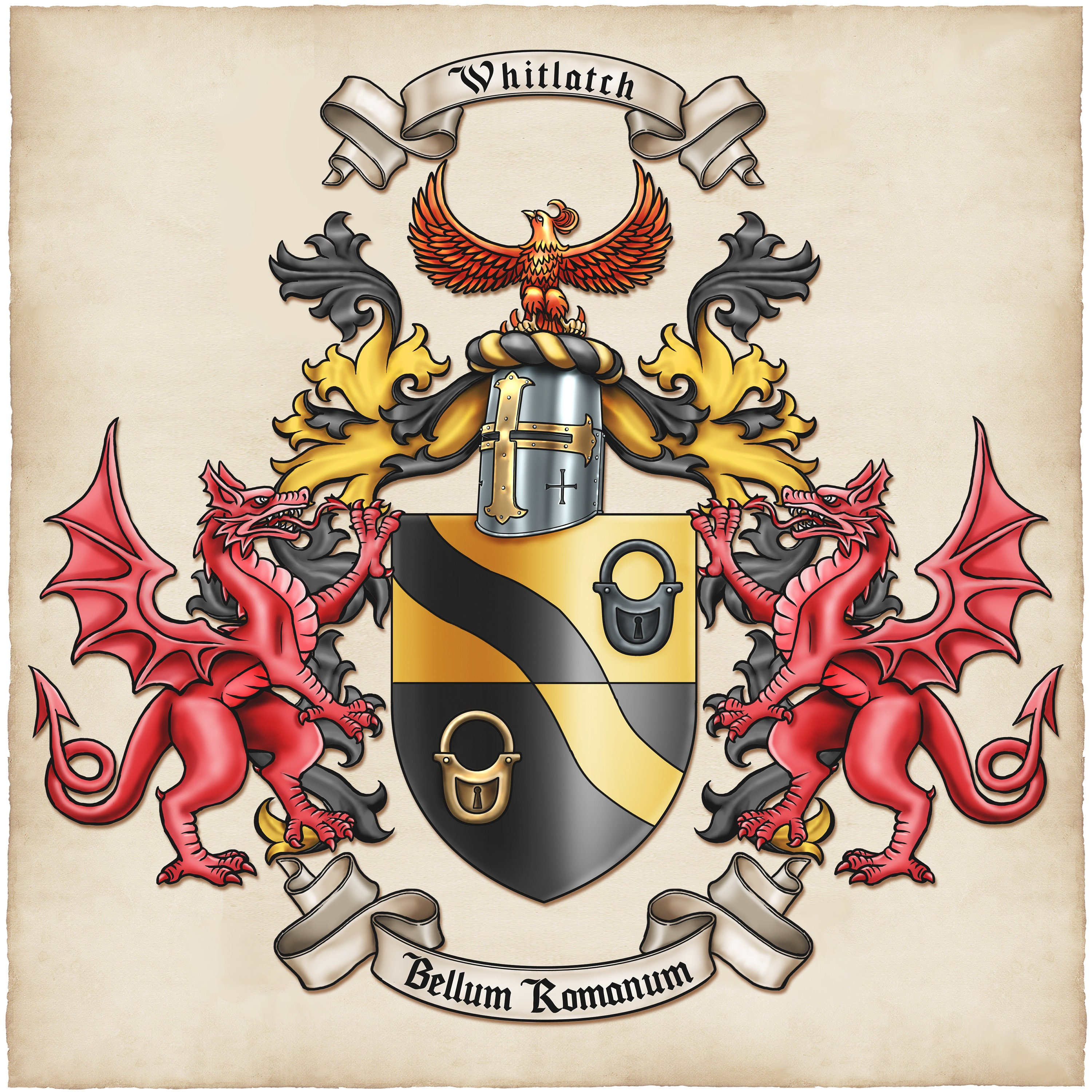 Digital Custom and Original Coat of Arms - Etsy