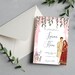 Indian Wedding Invitation Template | Editable Printable Invite ...