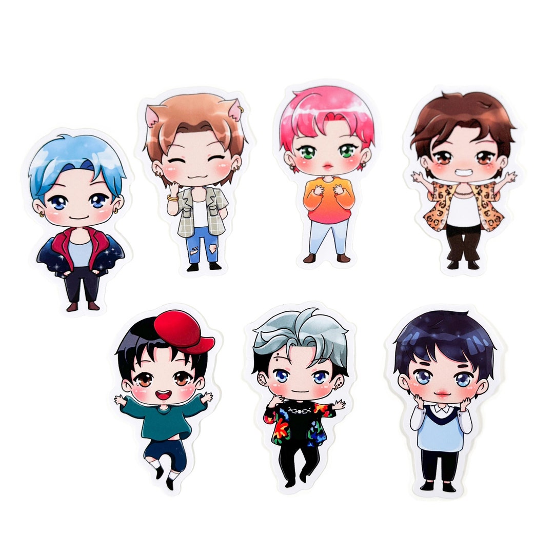 BTS Stickers | Kpop Vinyl Stickers - Etsy