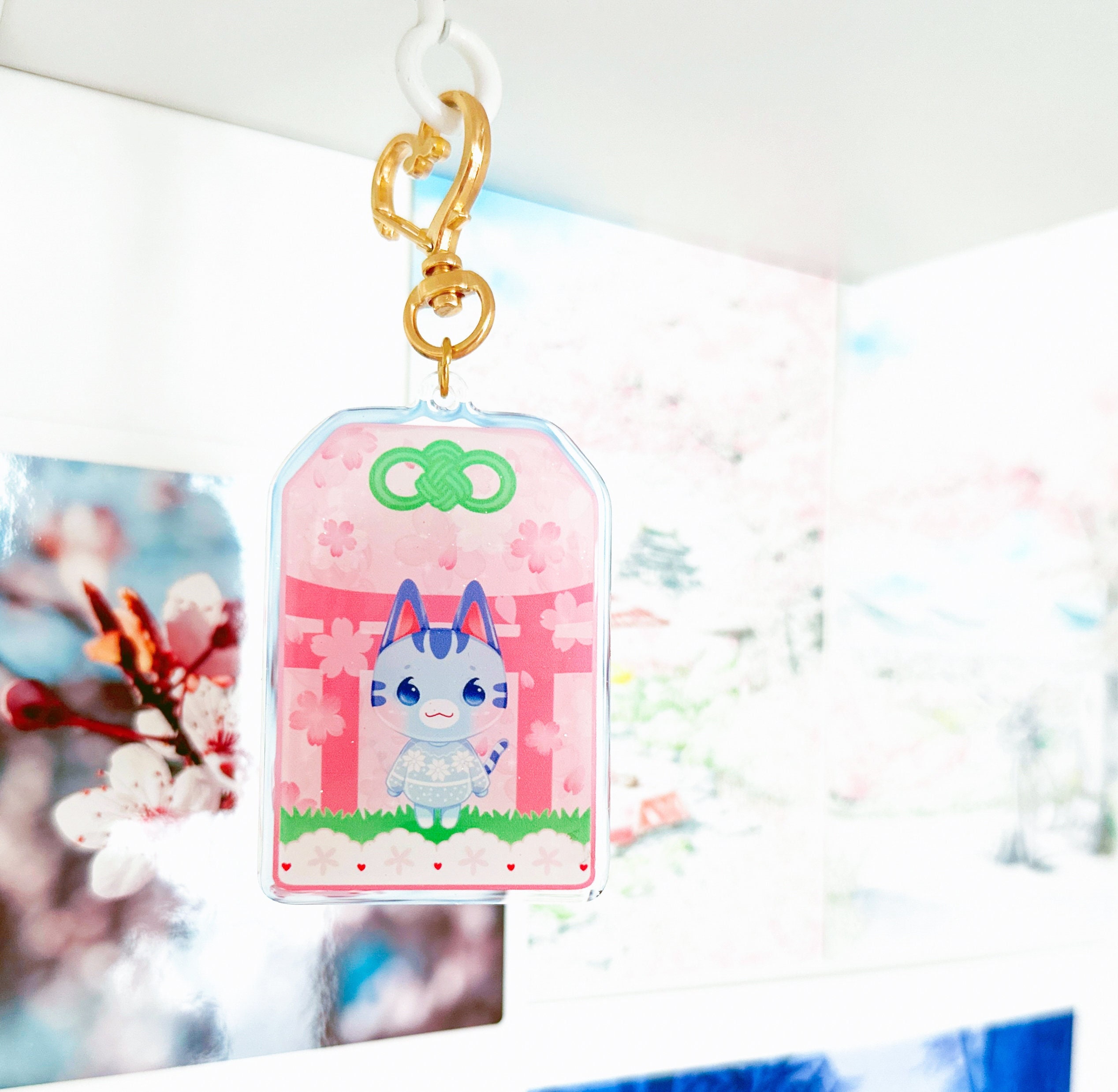 ACNH Keychains Japanese Omamori Keychains Cute Animal - Etsy