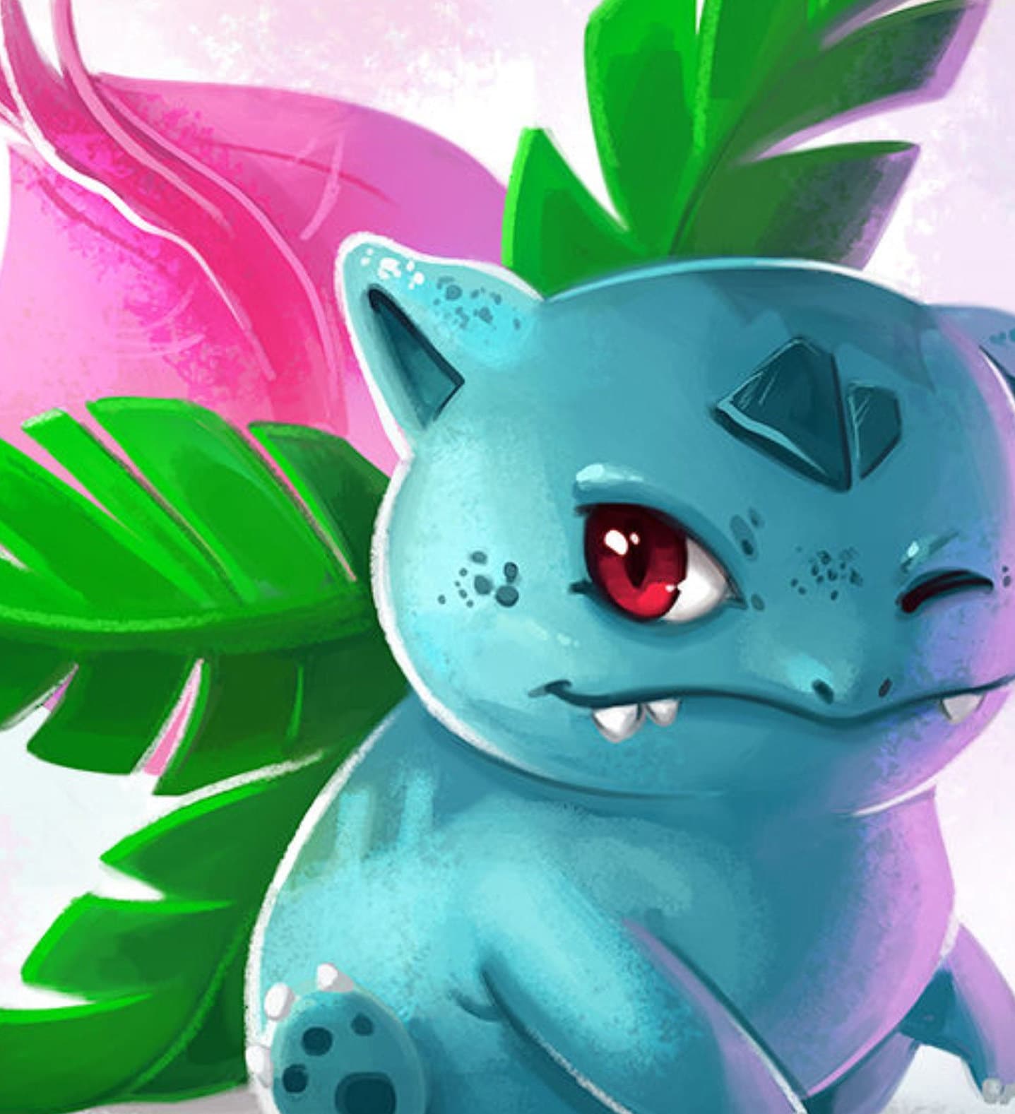 Ivysaur Handmade, Ivysaur Printable, Ivysaur Art Print, Ivysaur Digital ...