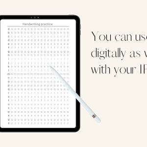 Neat Printable Handwriting Practice Sheet for All Ages. - Etsy