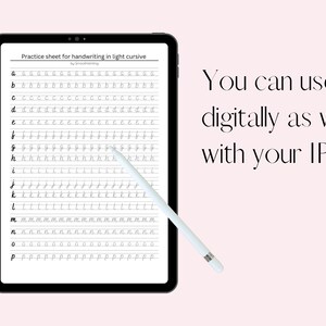 The EXTENDED Handwriting Practice Sheet, Printable Handwriting ...