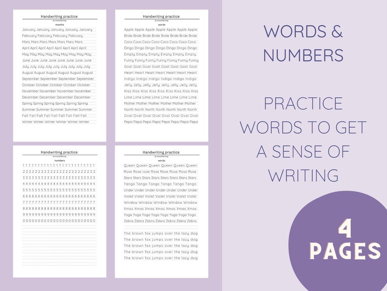 The Ultimate Handwriting Practice Sheet, Printable Handwriting ...