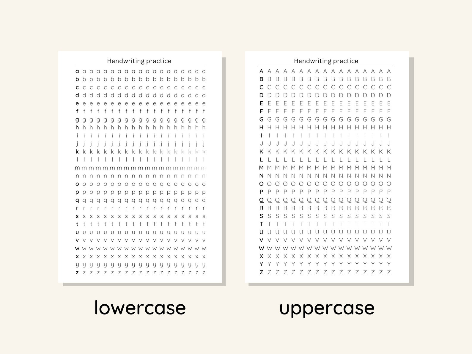 Neat Printable Handwriting Practice Sheet for All Ages. - Etsy