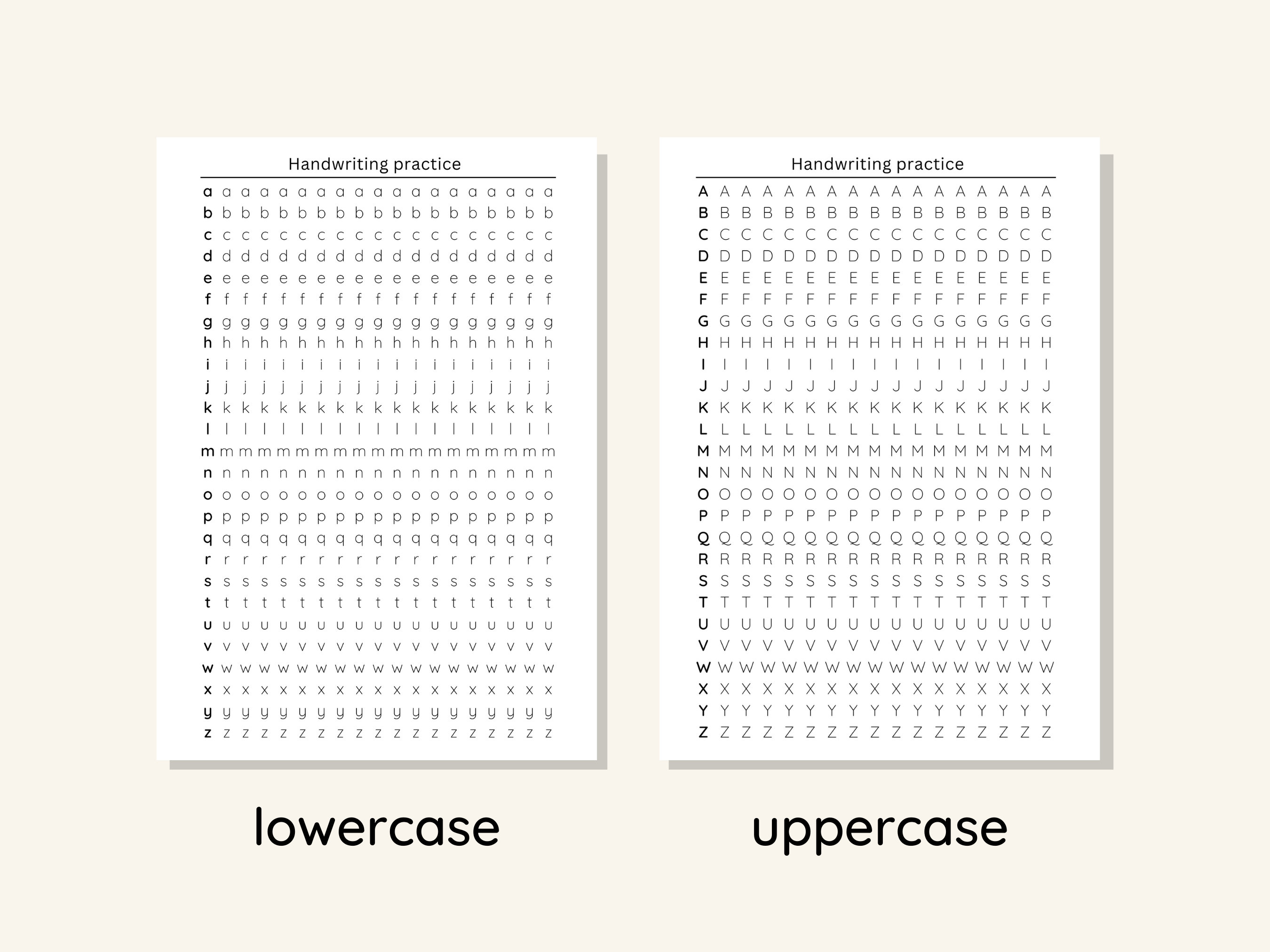 Neat Printable Handwriting Practice Sheet for All Ages. - Etsy