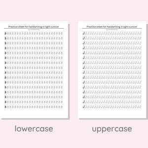 The EXTENDED Handwriting Practice Sheet, Printable Handwriting ...
