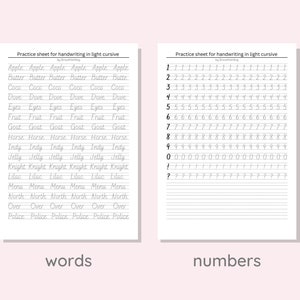 The EXTENDED Handwriting Practice Sheet, Printable Handwriting ...