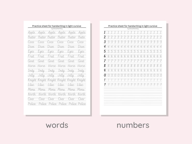 The EXTENDED Handwriting Practice Sheet, Printable Handwriting ...