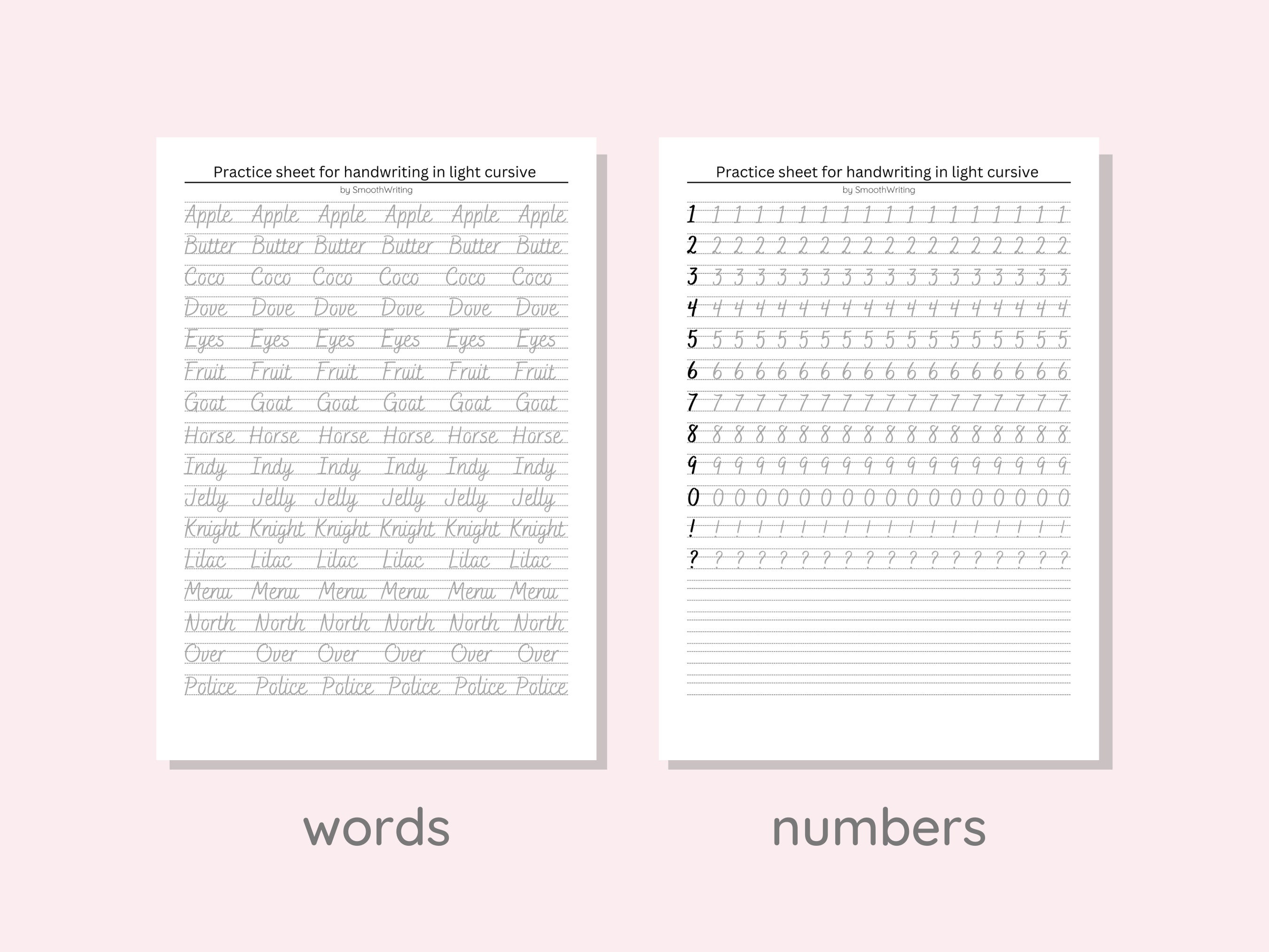 The EXTENDED Handwriting Practice Sheet, Printable Handwriting ...