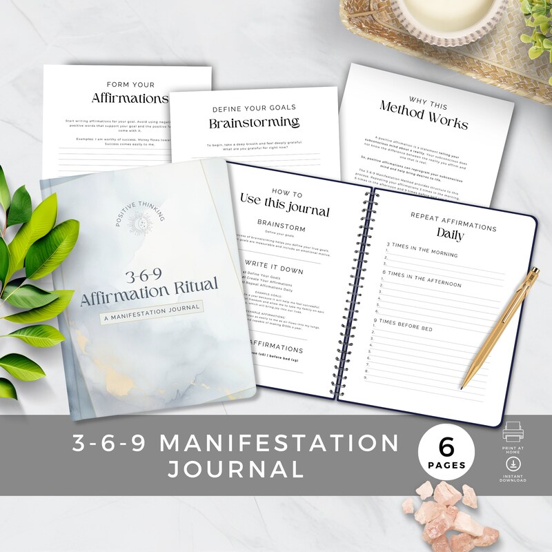Manifestation Journal - Etsy