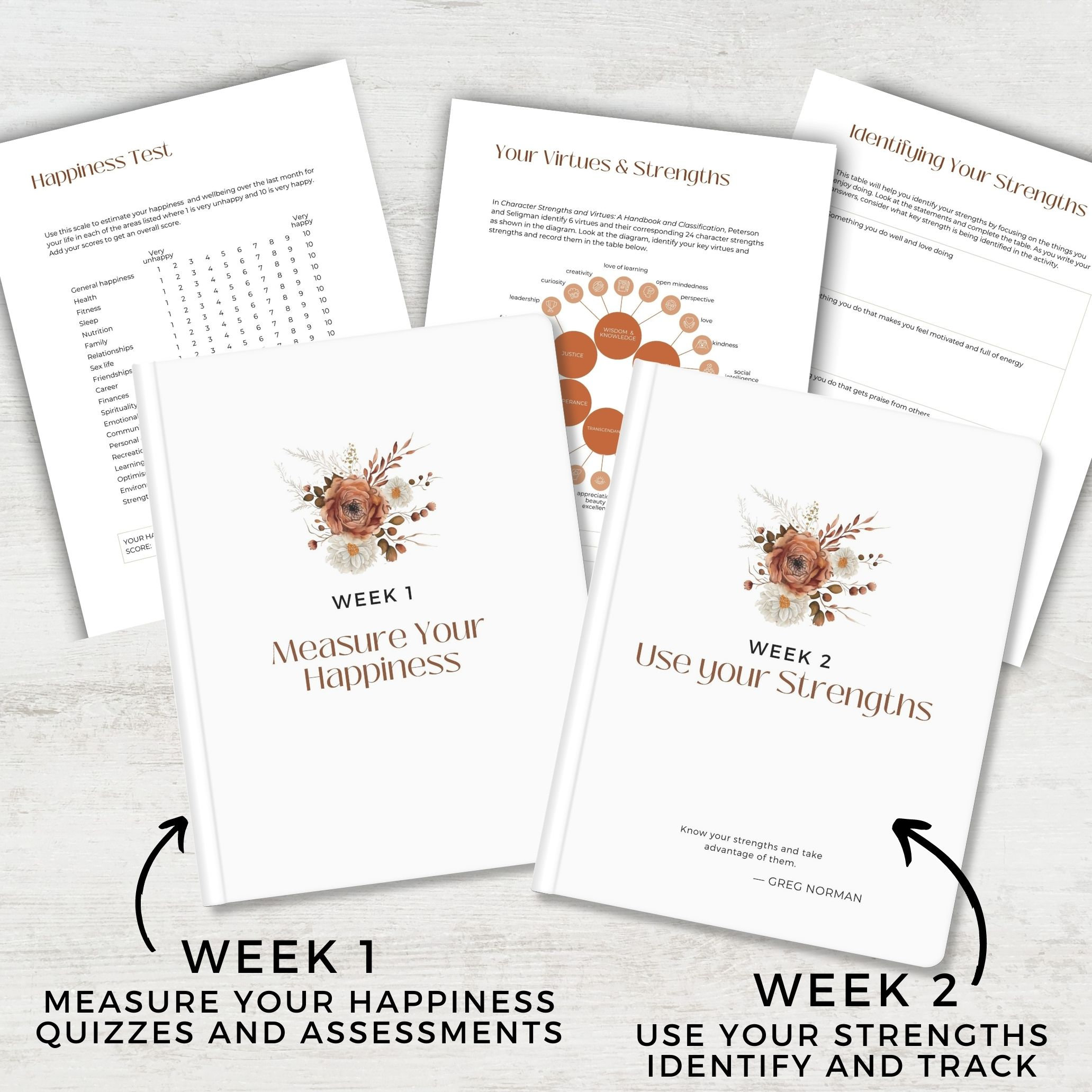 Menopause Happiness Workbook, Printable Positive Mindset Journal ...