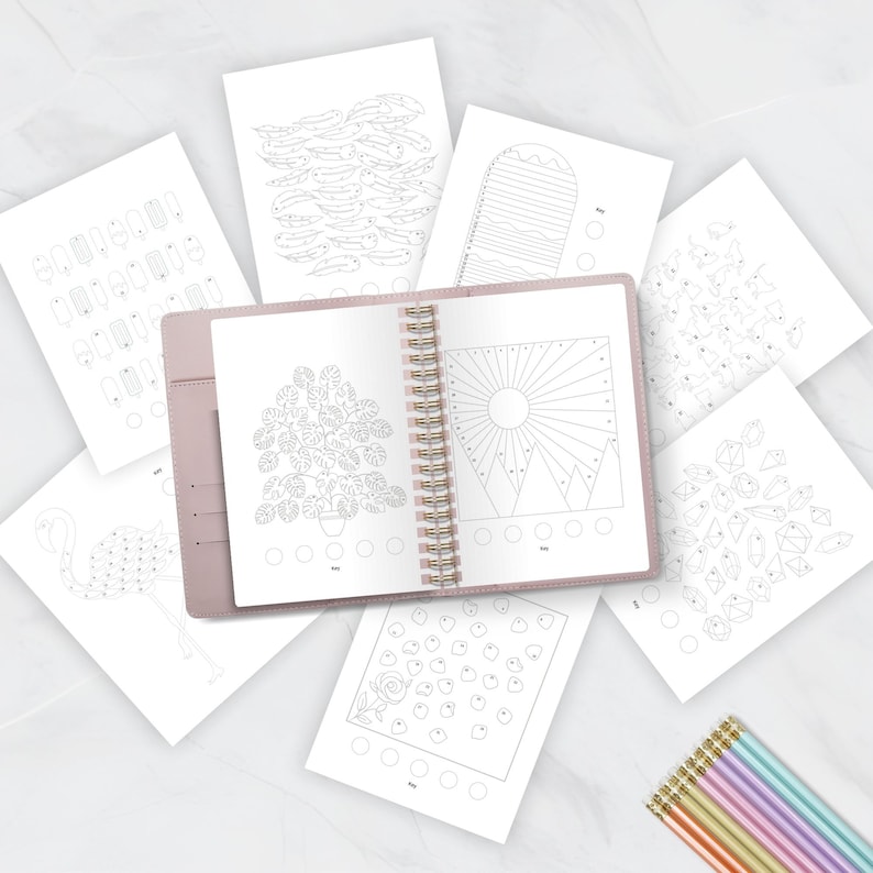 Mood Tracker Coloring Pages, Printable PDF, Bujo Journal, Monthly ...