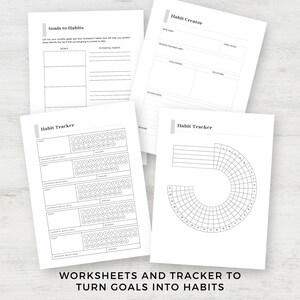 Goal Setting and Habit Tracker, SMART Goal Planner Task Manager, Action ...