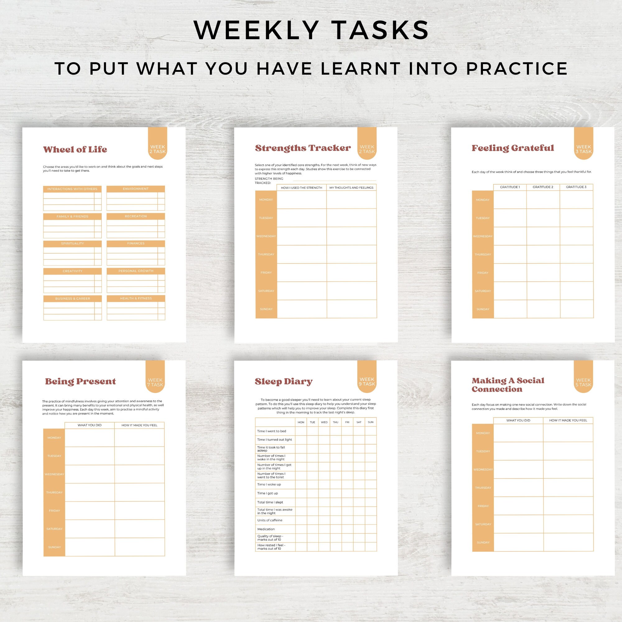 Mental Health Workbook for Teens, Self Esteem Journal, Teenager ...