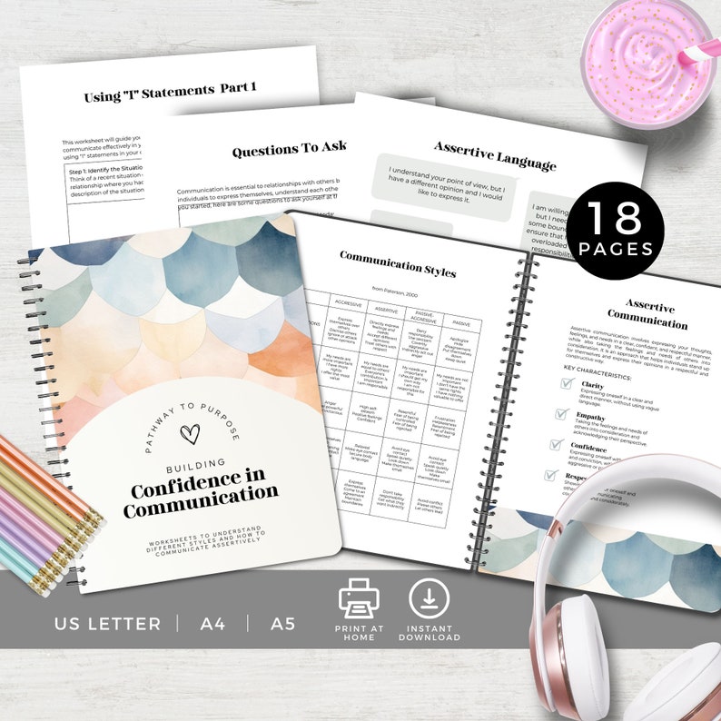 Communication Skills for Teens, Workbook Activities for Effective Self ...