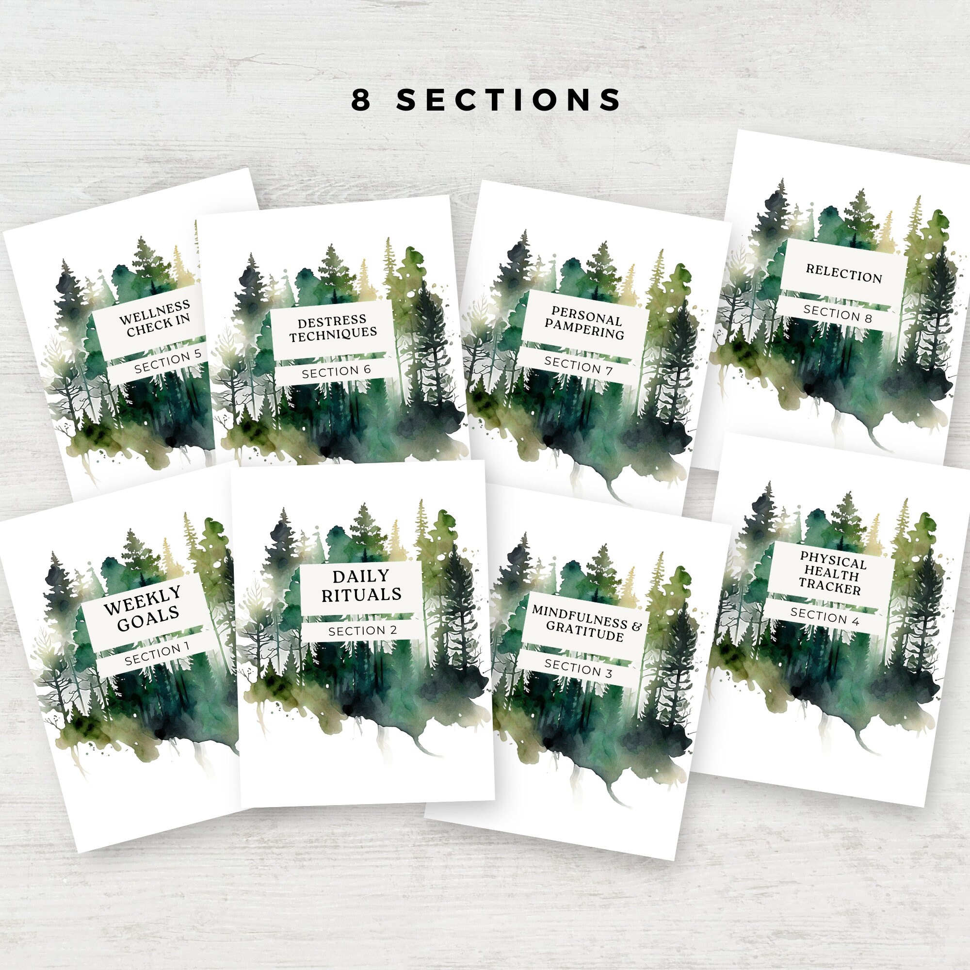 Self Care Printable for Men, Self-care Planner, Routines & Checklists ...