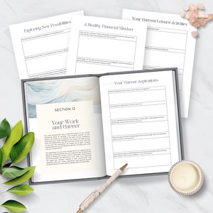 Self-discovery Worksheets for Personal Growth & Development, Guided ...