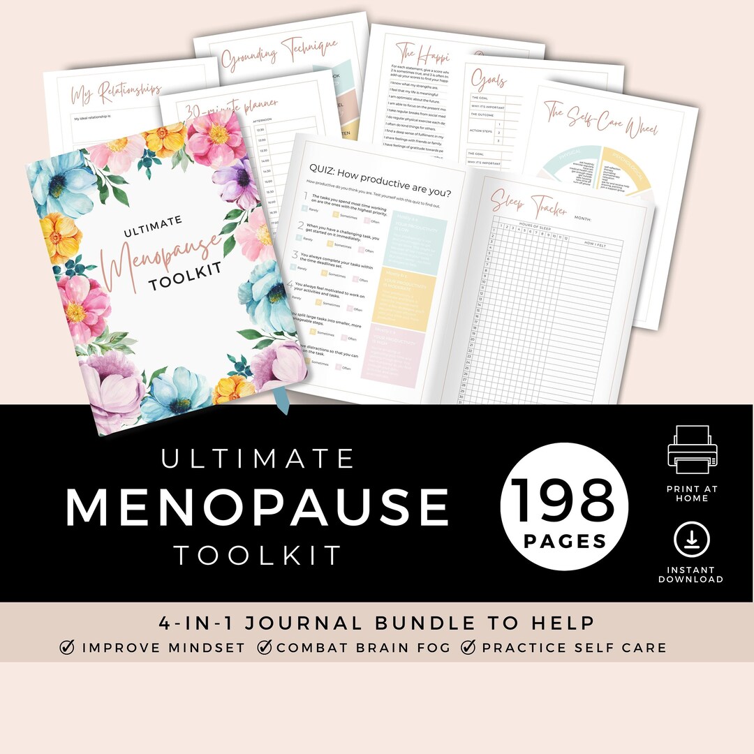 Printable Wellbeing Toolkit Menopause Self Care Planner - Etsy