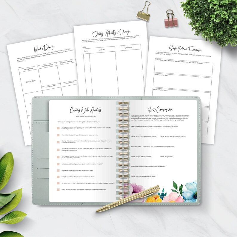 Menopause Positive Mindset Workbook, Cognitive Behavioral Therapy (CBT ...