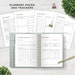 Vision Board and Goal Setting Worksheets, SMART Goal Planner Task ...